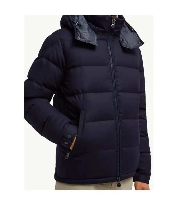 Buy Moncler Montgenevre Hooded Down Jacket - Navy Blue At 13% Off